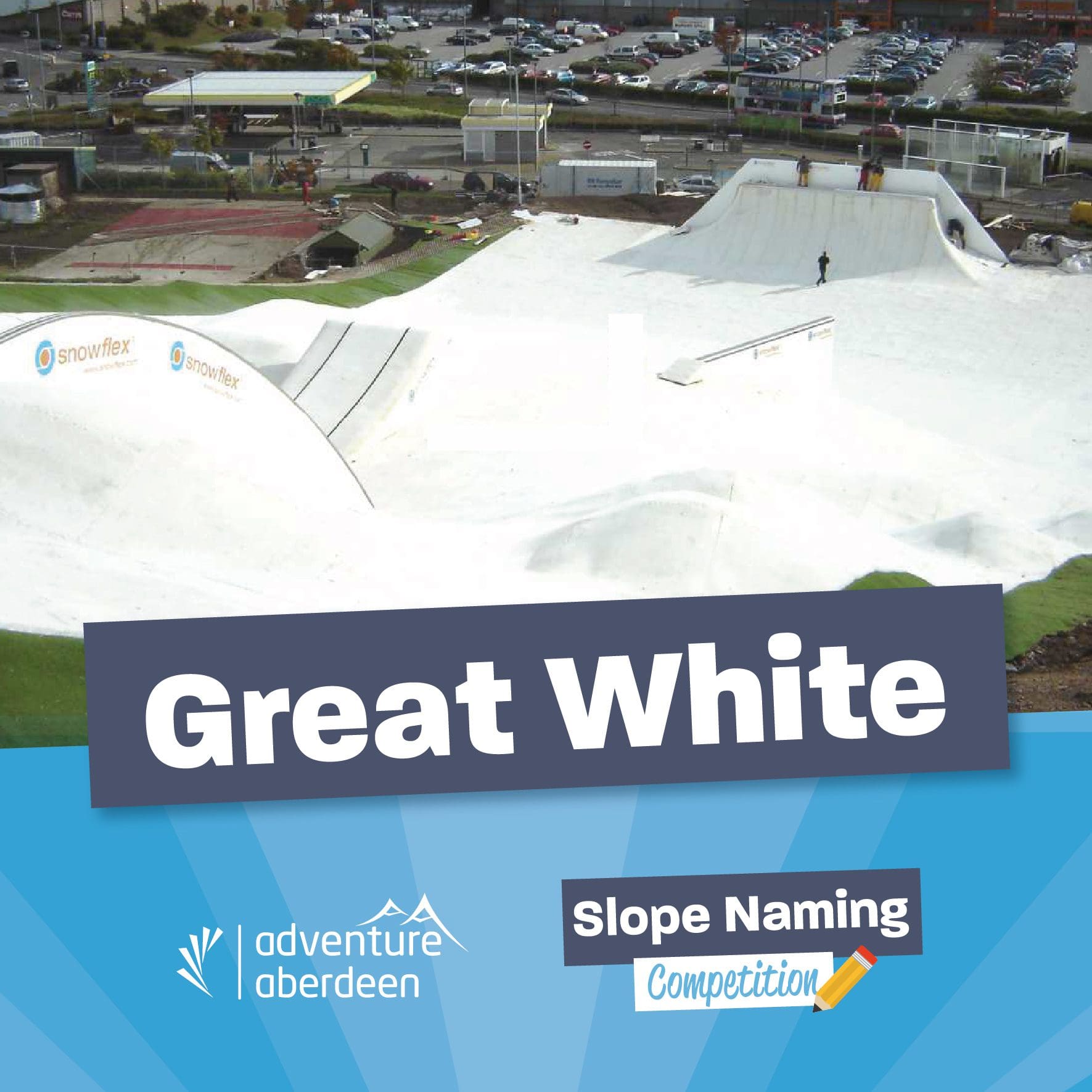 Local residents rename city’s dry ski slopes in celebration of venue ...