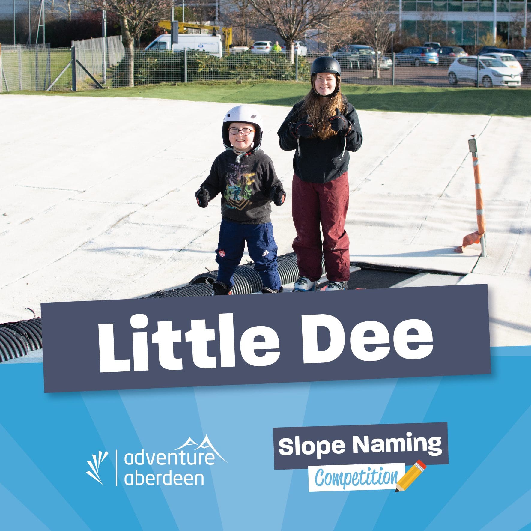 Local residents rename city’s dry ski slopes in celebration of venue ...