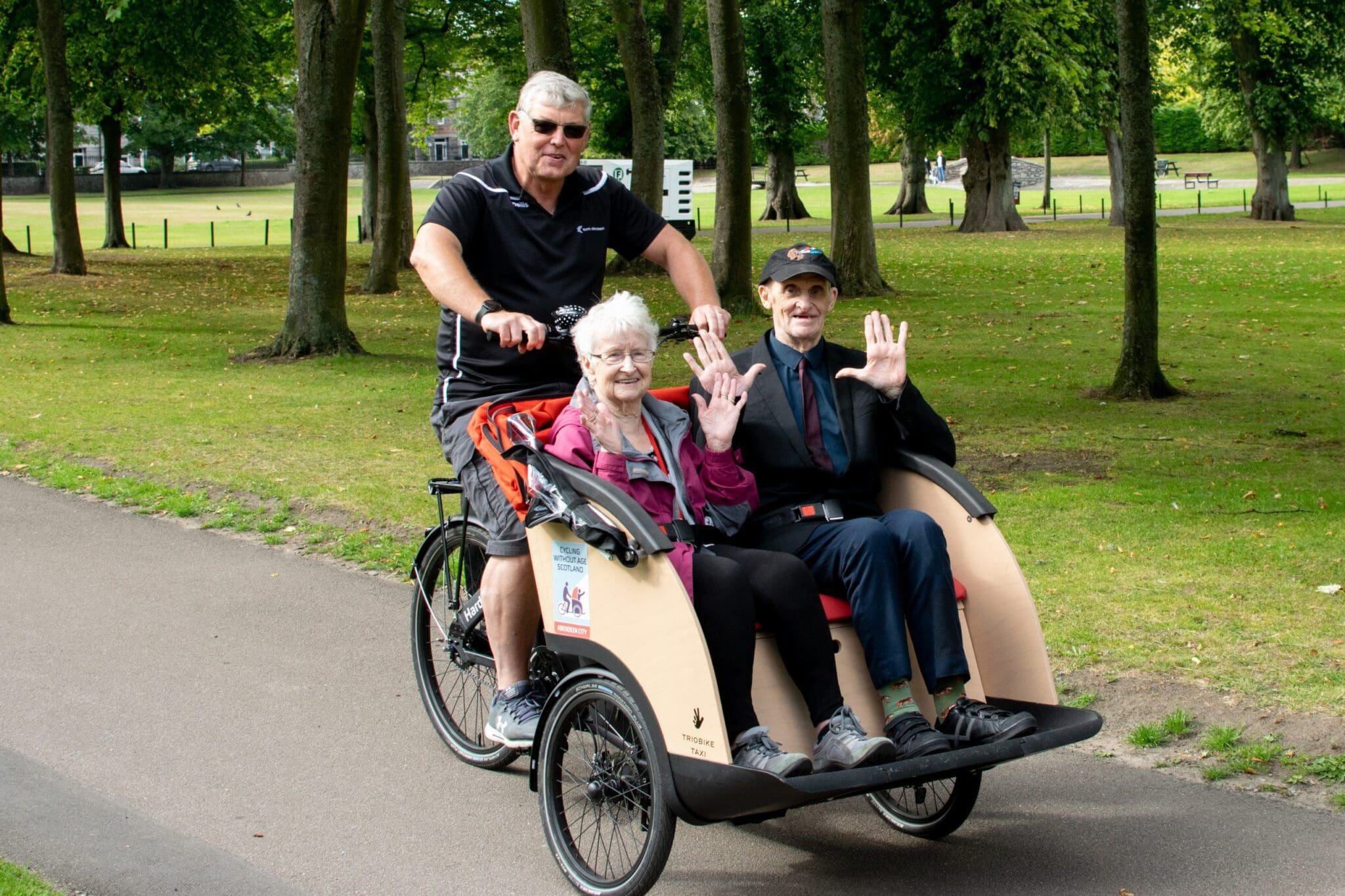 Excitement as Cycling Without Age Scotland project rides into Aberdeen ...