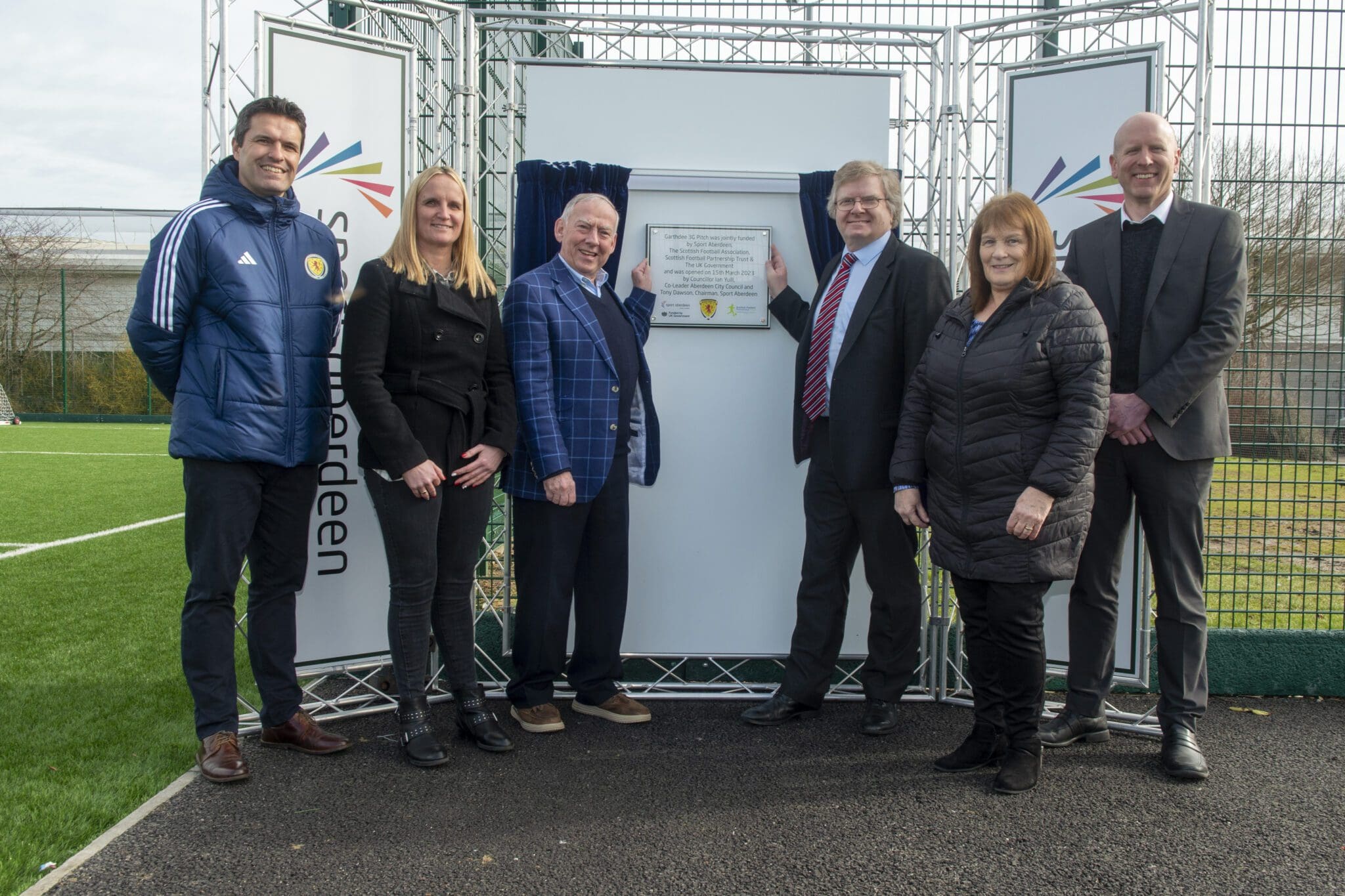 Sport Aberdeen's Garthdee 3G eco-friendly pitch is officially opened ...